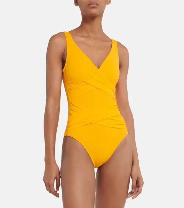 KARLA COLLETTO Ruched Underwire Swimsuit