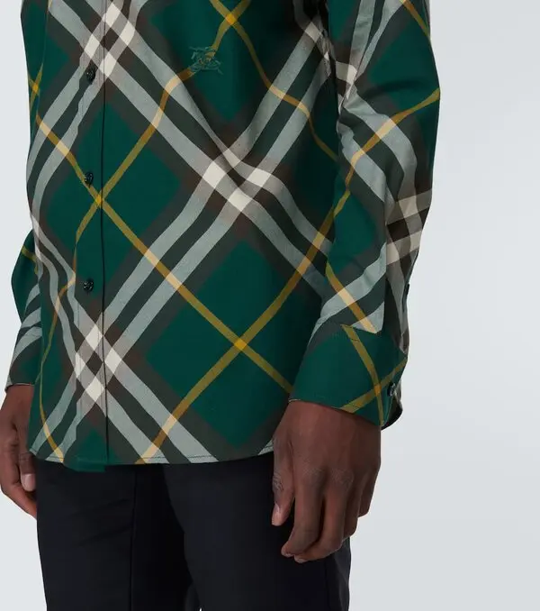 Burberry Check Cotton Shirt - Multicoloured