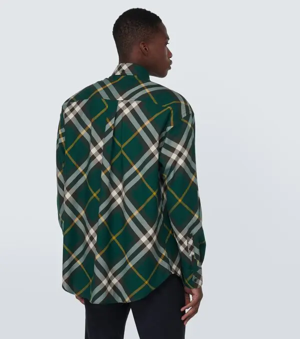 Burberry Check Cotton Shirt - Multicoloured