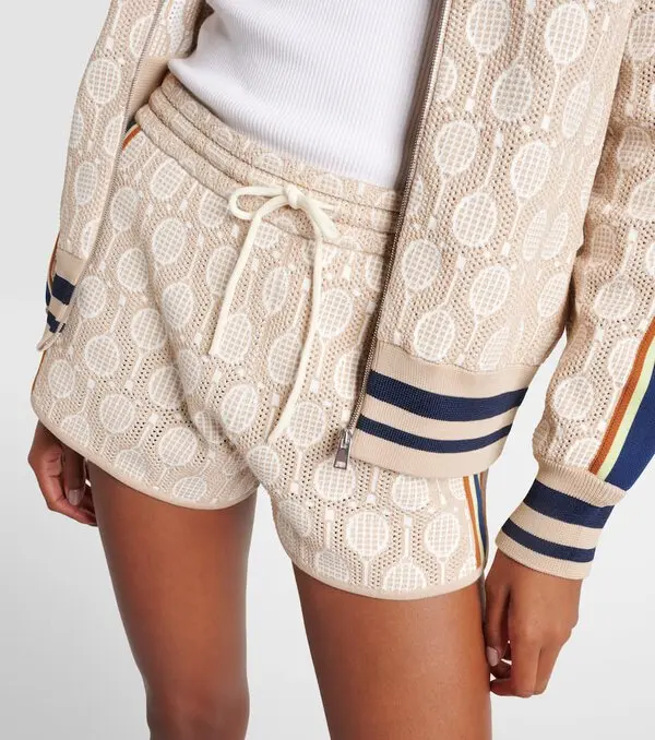 Tory Burch Jacquard Tennis Shorts