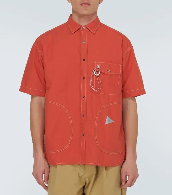 AND WANDER Cotton-blend Shirt