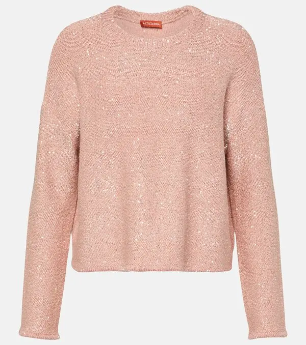 Altuzarra Yasworth Metallic Knit Sweater
