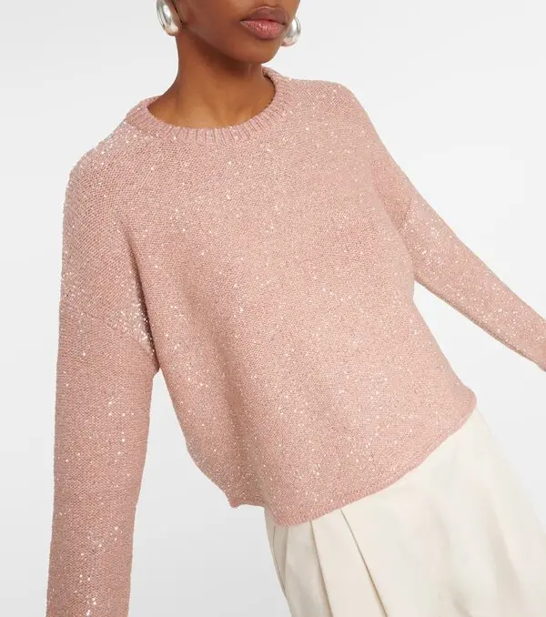 Altuzarra Yasworth Metallic Knit Sweater