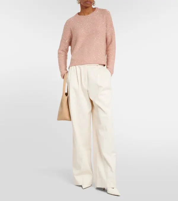 Altuzarra Yasworth Metallic Knit Sweater