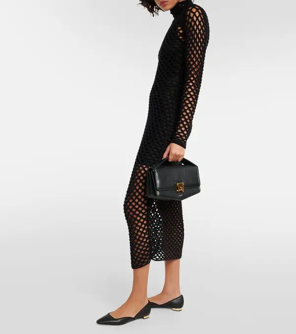 AQUAZZURA Maia Leather Ballet Flats