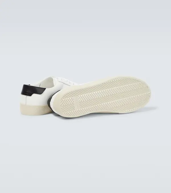 Saint Laurent Court Classic Sl/06 Leather Sneakers