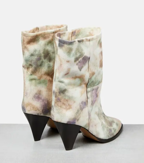Isabel Marant Rouxa Printed Ankle Boots