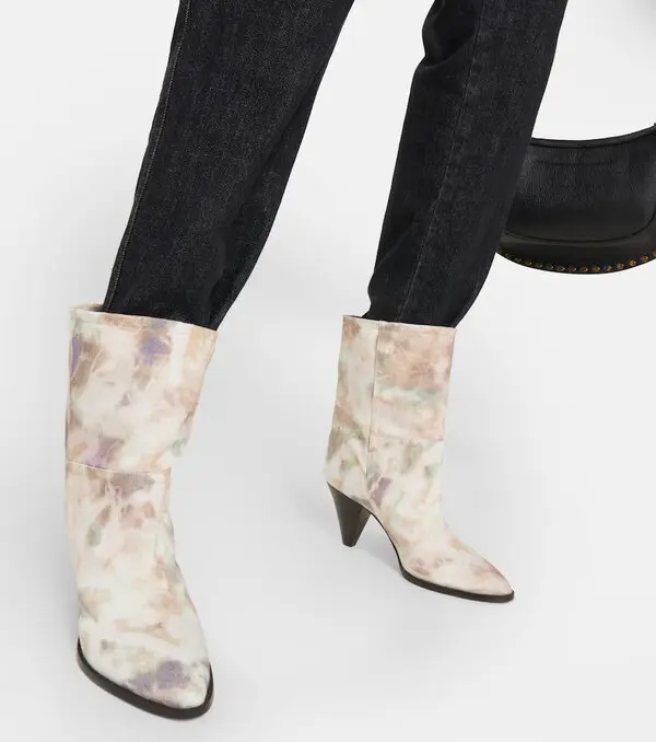 Isabel Marant Rouxa Printed Ankle Boots
