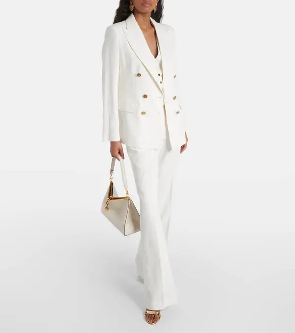 Etro Double-breasted Blazer - White