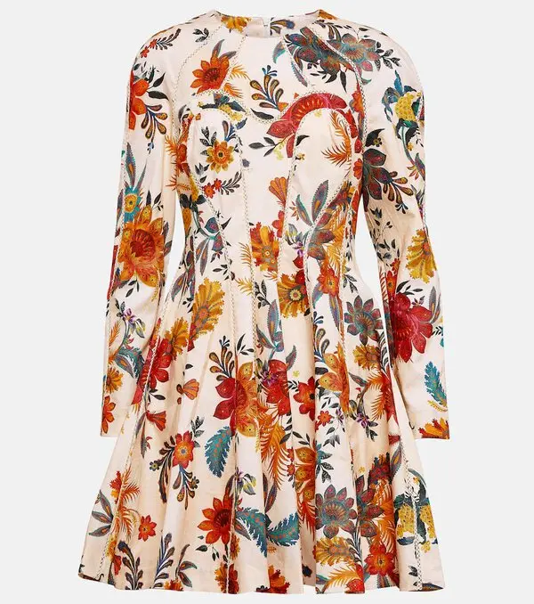 Zimmermann Ginger Floral Mini Dress - Multicoloured