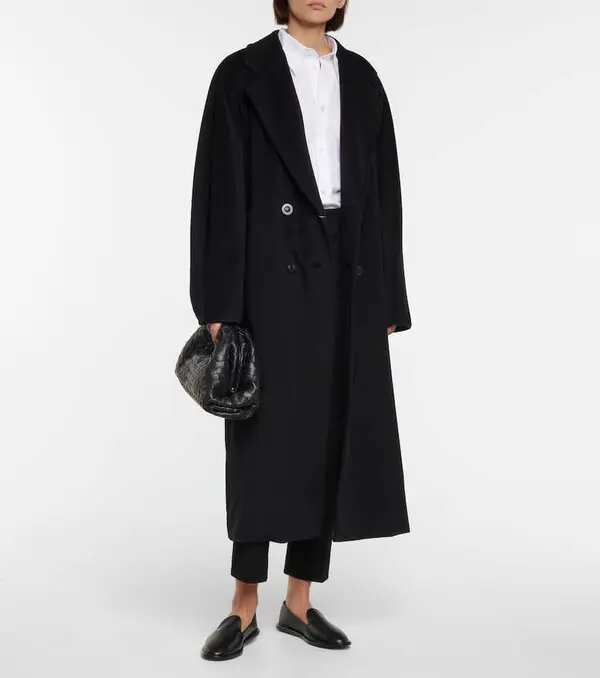 Max Mara Madame Wool-cashmere Coat - Black