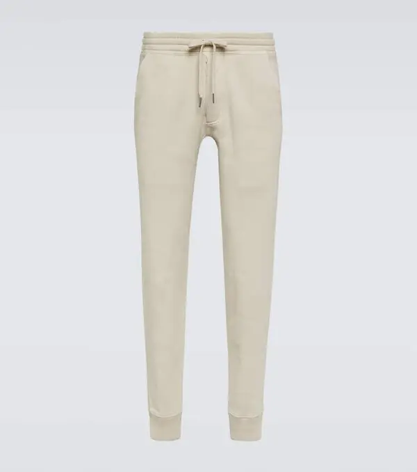 TOM FORD Cotton Sweatpants - Beige