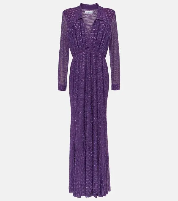 SELF-PORTRAIT Embellished Maxi Dress