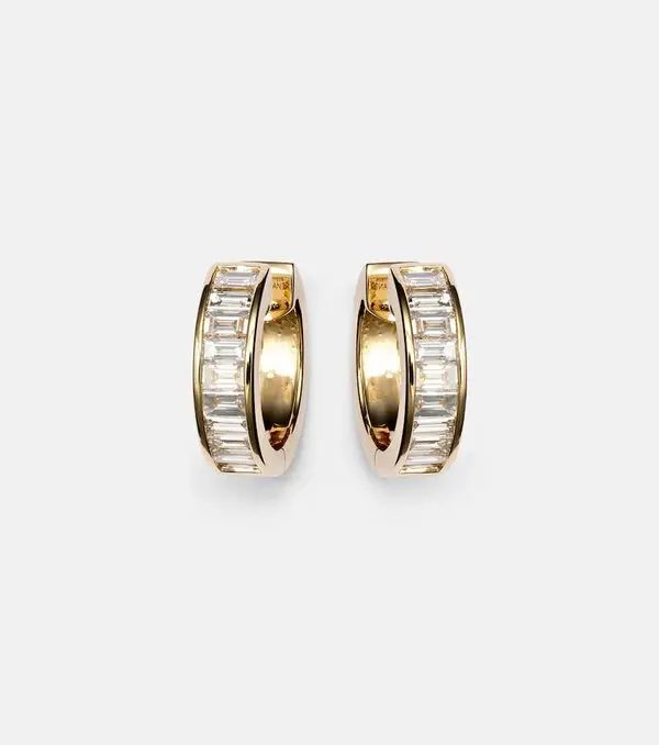 ANITA KO Hannah 18kt Yellow Diamond Earrings - Gold
