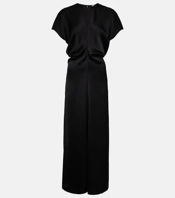 TOTEME Silk Maxi Dress - Black