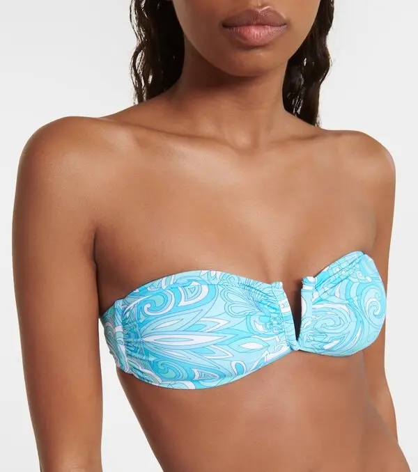 Melissa Odabash Alba Bandeau Bikini Top In Mirage