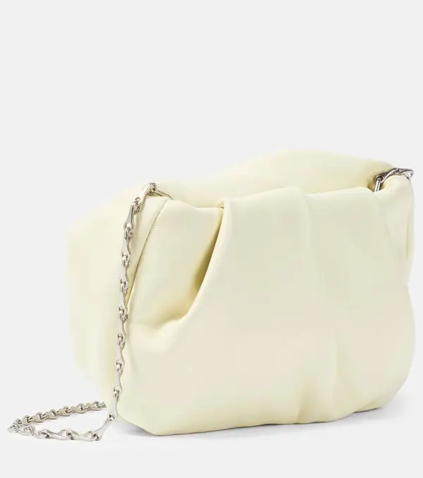 Burberry Rose Gathered Leather Clutch
