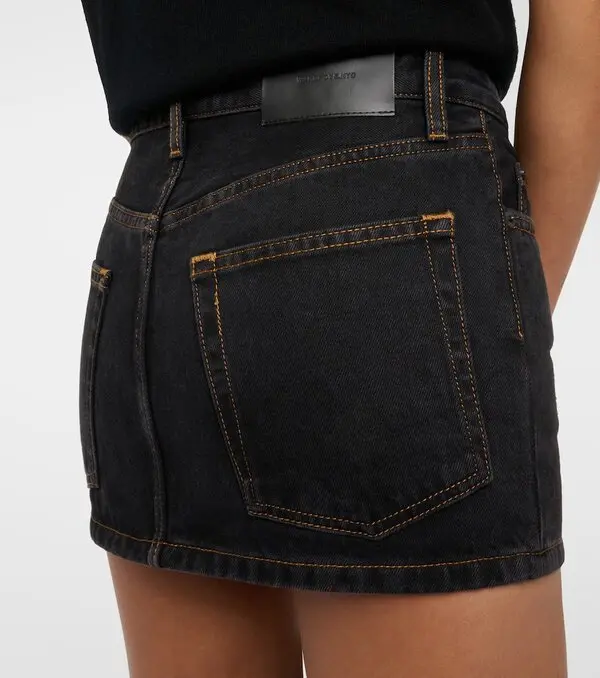 Wardrobe.NYC Denim Mini Skirt