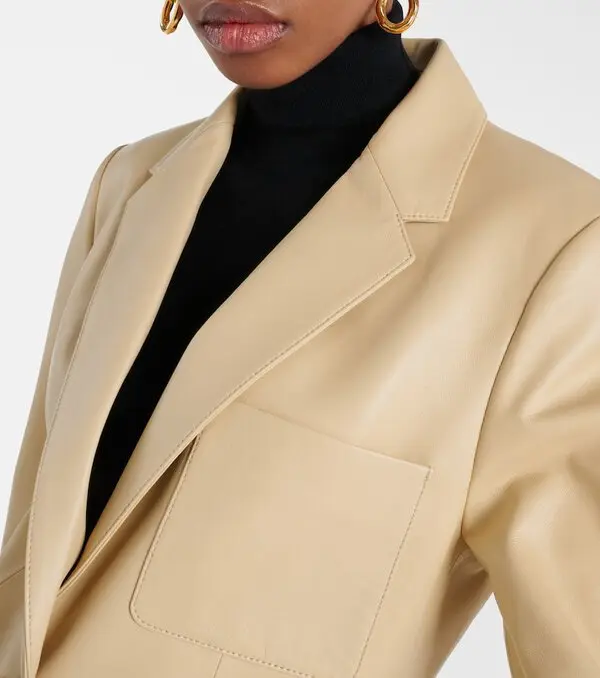 JOSEPH Jacques Leather Blazer