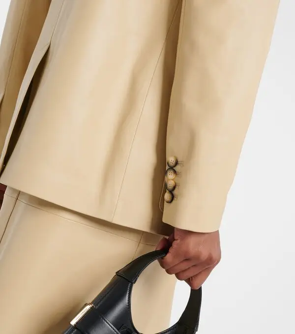 JOSEPH Jacques Leather Blazer