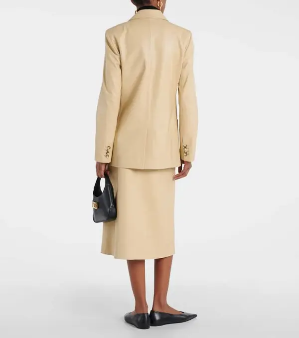 JOSEPH Jacques Leather Blazer