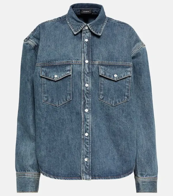 Wardrobe.NYC Oversized Denim Trucker Jacket