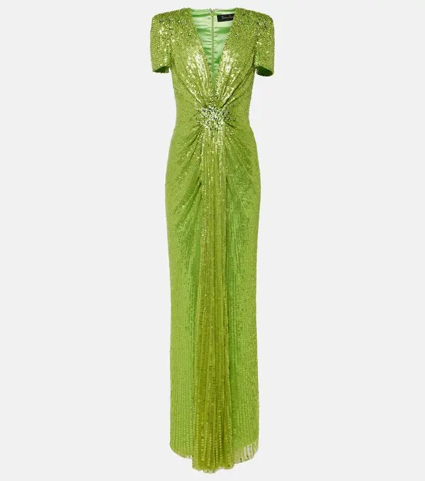 Jenny Packham Momoka Sequined Gown