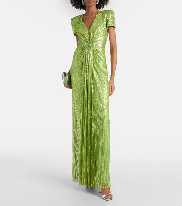 Jenny Packham Momoka Sequined Gown