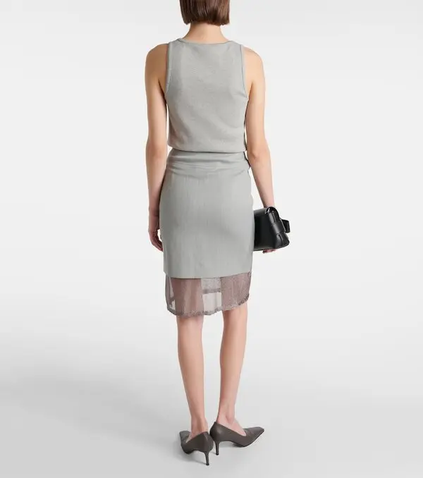 JACQUES WEI Midi Skirt