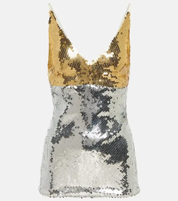 Victoria Beckham Sequined Top