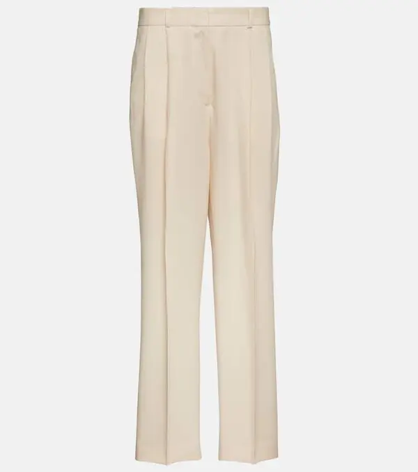 TOTEME Pleated Straight Trousers