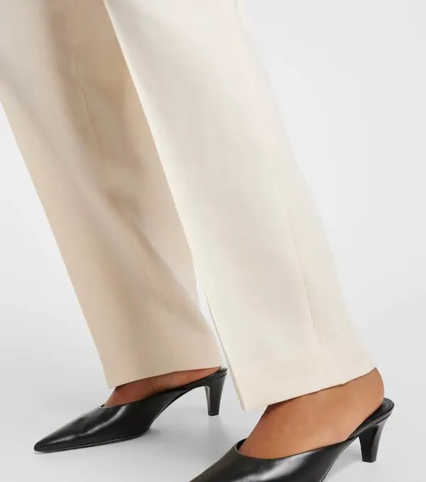 TOTEME Pleated Straight Trousers