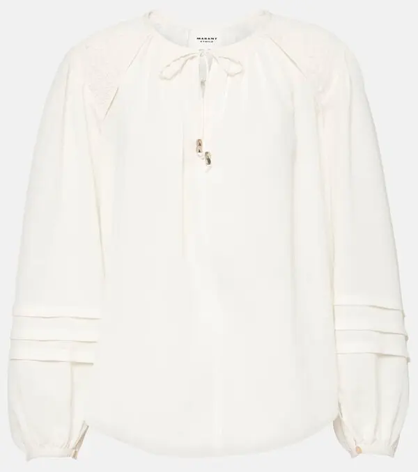 MARANT ETOILE Lamaya Crepe Blouse