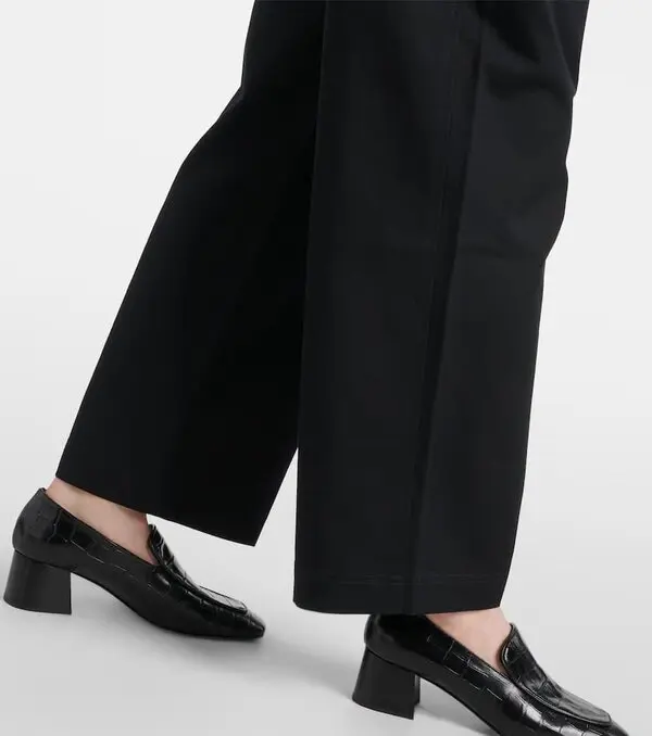 TOTEME Cotton Twill Wide-leg Trousers