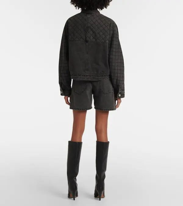 Isabel Marant Celiany Quilted Denim Jacket