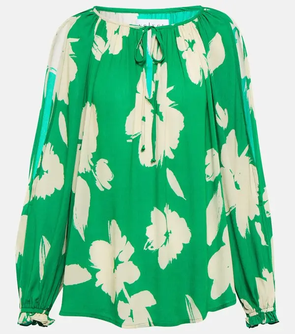 Velvet By Graham & Spencer Vikki Printed Blouse