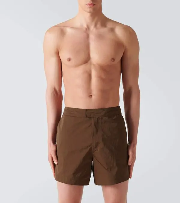 Zegna Swim Trunks - Brown