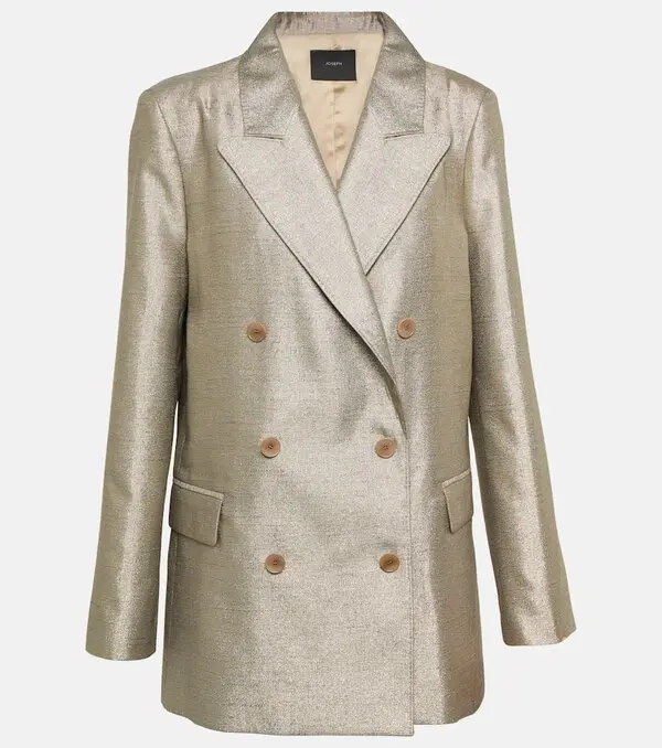 JOSEPH Chapone Metallic Oversized Blazer