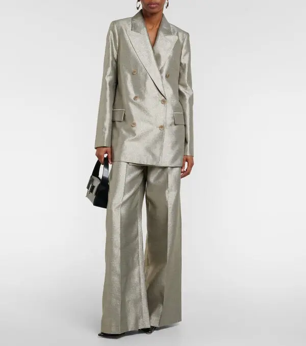 JOSEPH Chapone Metallic Oversized Blazer