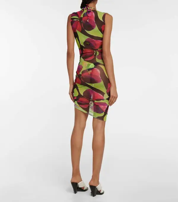 LOUISA BALLOU Printed Minidress