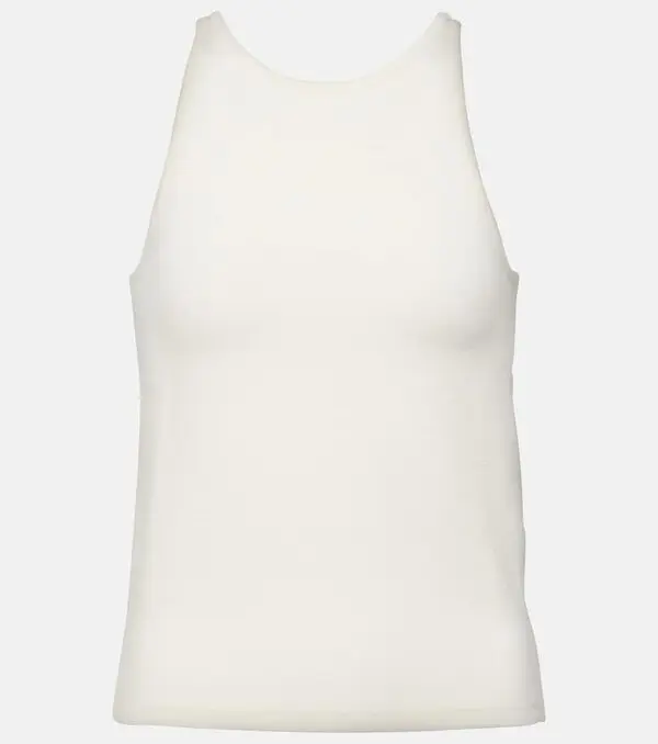 Max Mara Alfeo Wool-blend Top - Neutrals