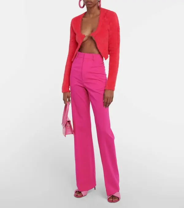 Jacquemus La Maille Neve Manches Longues Cardigan