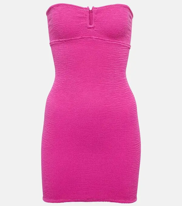 REINA OLGA La Sciura Bandeau Minidress - Pink