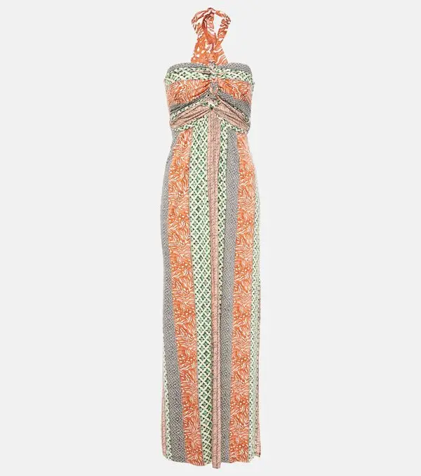 Diane Von Furstenberg Annabelle Printed Maxi Dress - Multicoloured