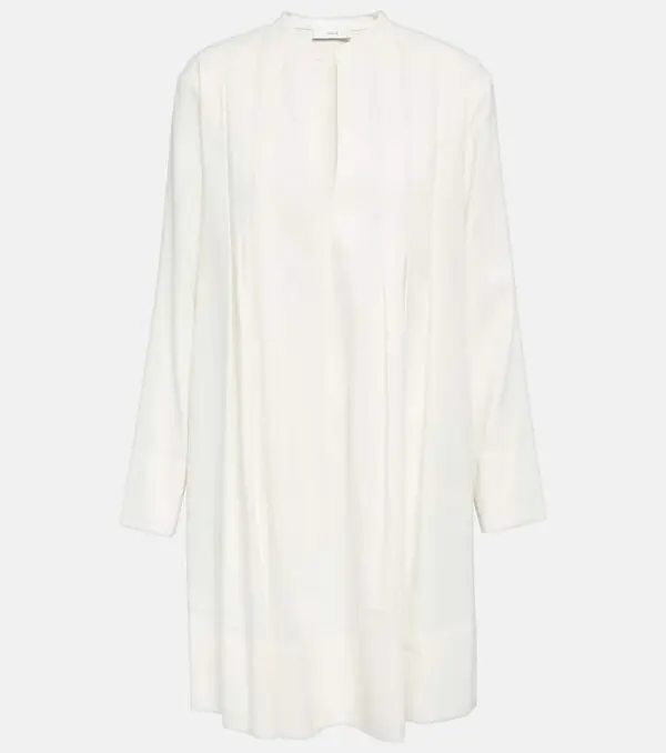 Vince Trapeze Linen-blend Minidress