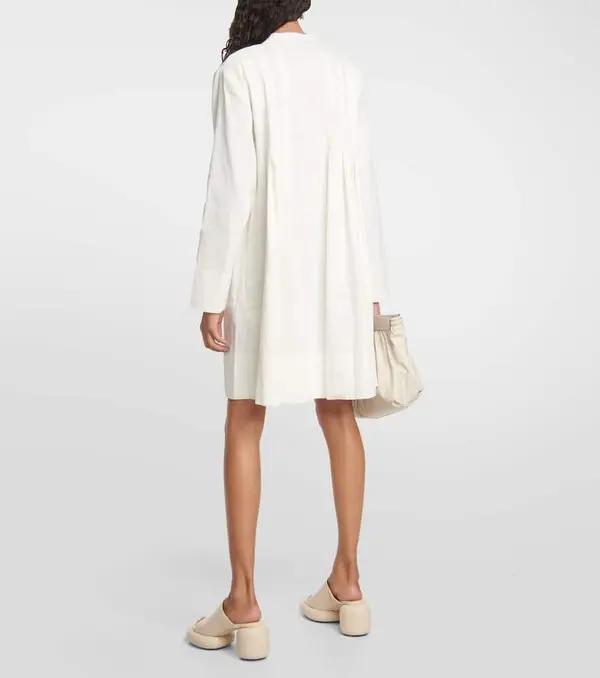 Vince Trapeze Linen-blend Minidress