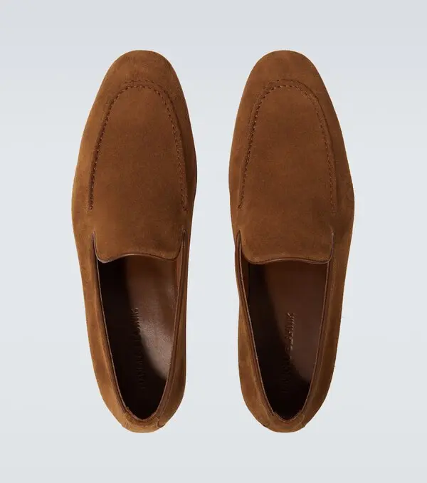Manolo Blahnik Truro Suede Loafers
