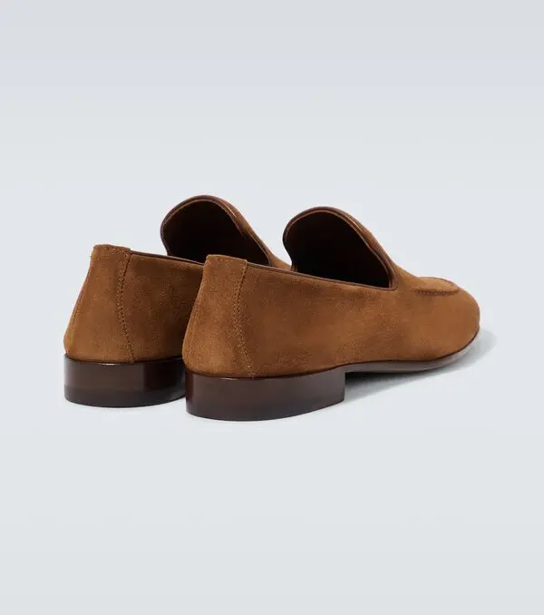 Manolo Blahnik Truro Suede Loafers