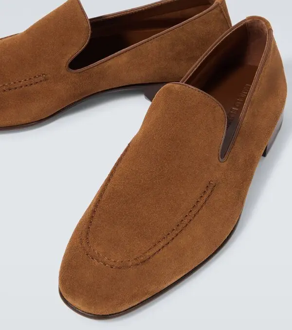 Manolo Blahnik Truro Suede Loafers