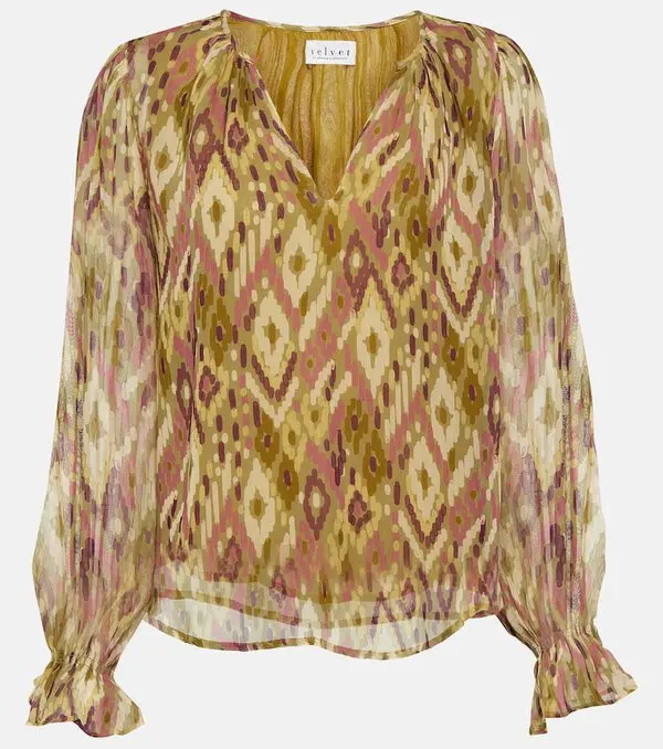 Velvet By Graham & Spencer Kathy Georgette Blouse